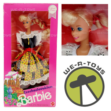 Barbie Dolls of The World Czechoslovakian Doll 1990 Mattel 7330 New ...