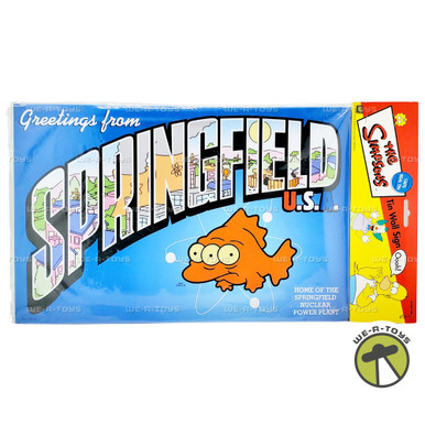 The Simpsons Welcome to Springfield Tin Wall Sign 831 - We-R-Toys