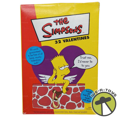 The Simpsons 32 Valentines Fold & Seal Cards 2001 Paper Magic Group New ...