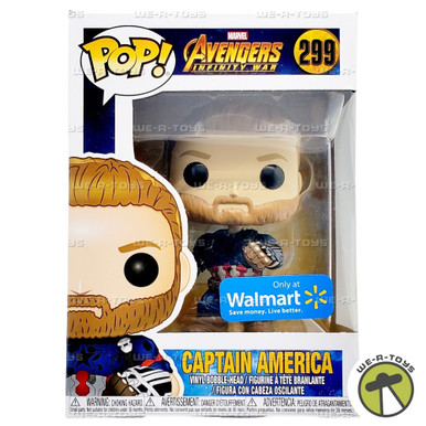 Funko POP Marvel The Avengers Infinity War Captain America 299 Vinyl ...