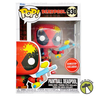 Funko POP Marvel Deadpool Paintball Deadpool 930 Bobble-Head Vinyl ...