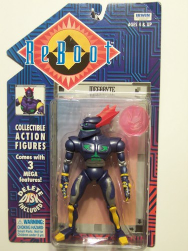 Reboot Megabyte Action Figure with 3 Mega features 1995