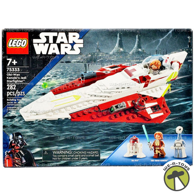 LEGO Star Wars OBI-Wan Kenobi's Jedi Starfighter 282 Piece Building Set ...
