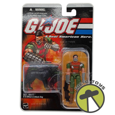 GI Joe A Real American Hero Sgt. Mutt K9 Officer & Attack Dog Action ...