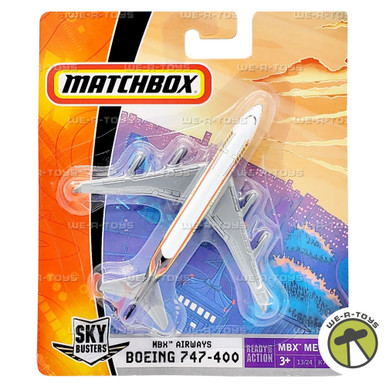 Matchbox Sky Busters MBX Airways Boeing 747-400 Airplane 2007 Mattel ...