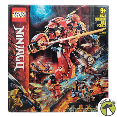 LEGO Ninjago Fire Stone Mech 968 Piece Building Kit 71720 - We-R-Toys