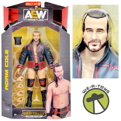 AEW Unrivaled Collection Adam Cole Action Figure 2023 Jazwares 49110 ...