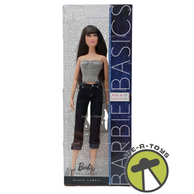 Barbie Basics Model No. 05 Collection 002 Black Label Doll In Denim ...