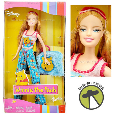Barbie Loves Winnie The Pooh Doll 2004 Mattel H6469 - We-R-Toys