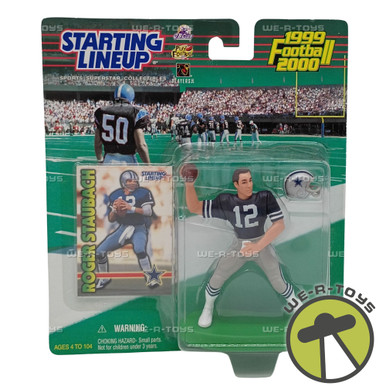 NFL Starting Lineup Roger Staubach #50 Action Figure 1999 Football 2000 ...