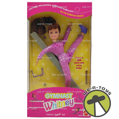 Barbie Gymnast Whitney Friend of Stacie Doll Purple Outfit 1995 Mattel ...