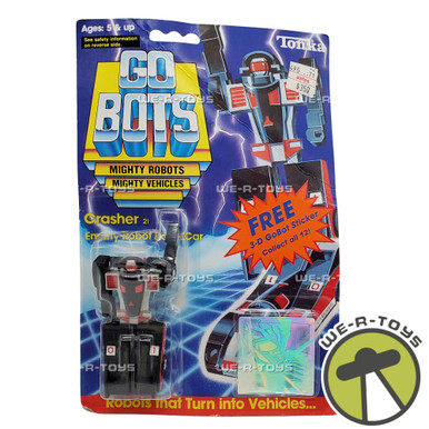 Go Bots Crasher 21 Enemy Robot Bot Car Action Figure with 3D GoBot ...