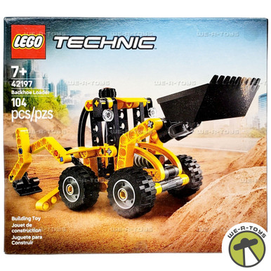 LEGO Technic Backhoe Loader 104 Piece Building Set 42197 - We-R-Toys