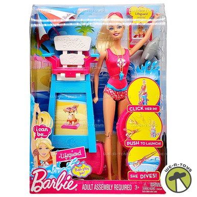 Barbie I Can Be Lifeguard Barbie Doll Playset 2010 Mattel T9560 - We-R-Toys
