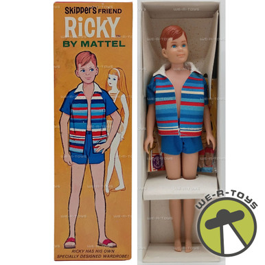 Barbie Skipper's Friend Ricky By Mattel 1964 Male Doll Stock No 1090 ...