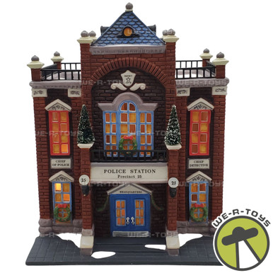 Dept 56 Christmas in the City Precinct 25 Police Station Lighted 58941 ...