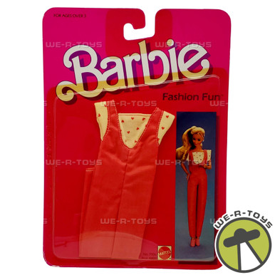 Barbie Fashion Pink Overalls and Spotted Shirt Set 1984 Mattel 7906 New ...