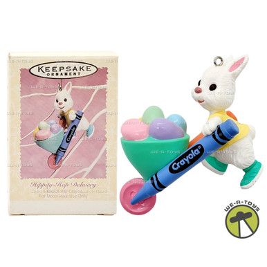 Hallmark Keepsake Ornament Hippity-Hop Delivery Cottontail Express 1996 ...