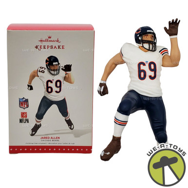 Hallmark Keepsake NFL Jared Allen Chicago Bears Christmas Ornament NEW ...