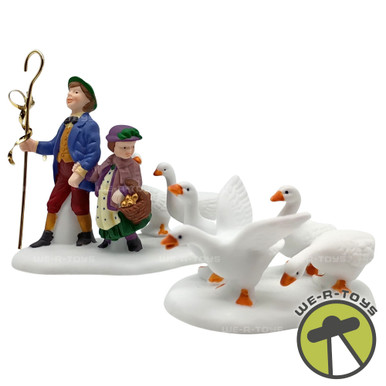 Department 56 The 12 Days of Dickens Village Six Geese A-Laying #58382 ...