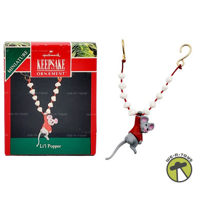 Hallmark Keepsake Miniature Ornament Li'l Popper Mouse 02765 - We-R-Toys
