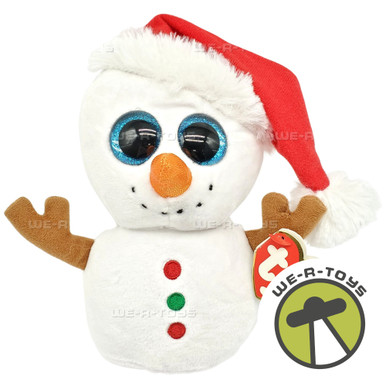 Ty Beanie Boos Scoop the Snowman Christmas Plush 6 Inch - We-R-Toys
