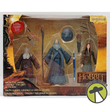 The Hobbit Balin The Dwarf Gandalf The Grey & Tauriel Action Figures ...