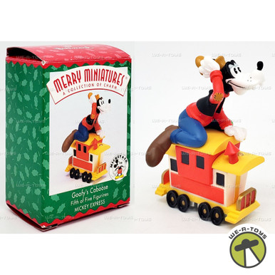 Merry Miniatures Goofy's Caboose Hallmark Disney Mickey Mouse & Co ...