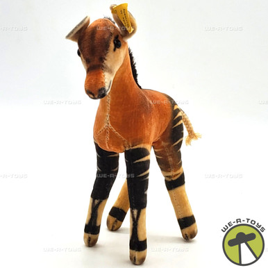 Steiff Original Mohair Okapi Plush With Tags - We-R-Toys