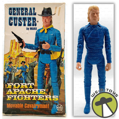 General Custer Marx Fort Apache Fighters Moveable Cavalryman Action ...
