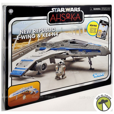 Star Wars The Vintage Collection New Republic E-Wing & KE4-N4 Figure ...