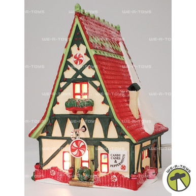 Department 56 Candy Cane & Peppermint Shop Heritage Village Collection ...