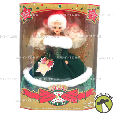 Special Collection Limited Edition Winter Holiday Doll With Green Dress ...