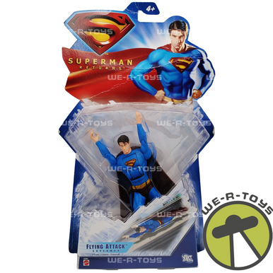 Superman Returns Flying Attack Superman Action Figure 2006 Mattel J2089 ...