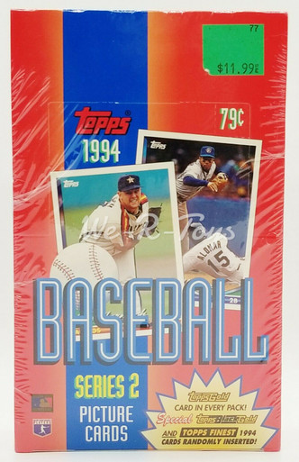 Topps 1994 Baseball Series 2 Picture Cards Mlb Players 36ct Mlbpa 