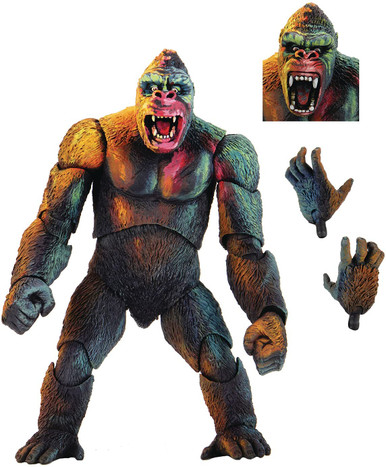 Neca King Kong Action Figure Illustrated Color Edition Reel Toys ...