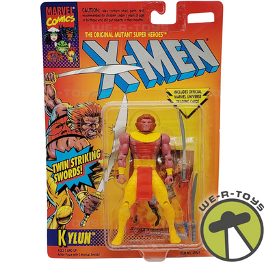 Marvel X-Men Kylun Action Figure Twin Striking Swords 1994 Toy Biz ...