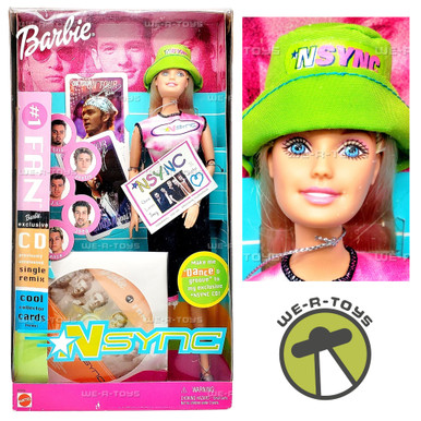 NSYNC #1 Fan Barbie Doll with Exclusive CD Single Remix 2000 Mattel 50534