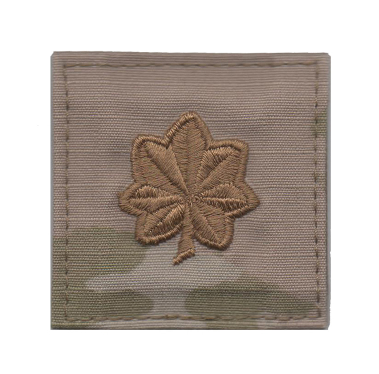 Rank Maj Major Ocp Single With Hook Fastener