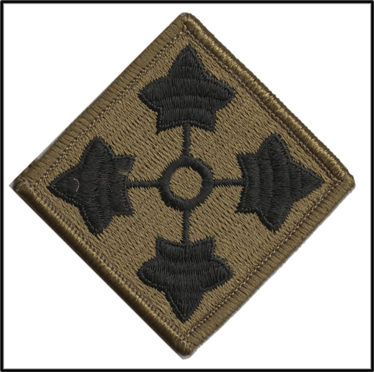 Patch 4th Infantry Division Ocp With Hook Fastener
