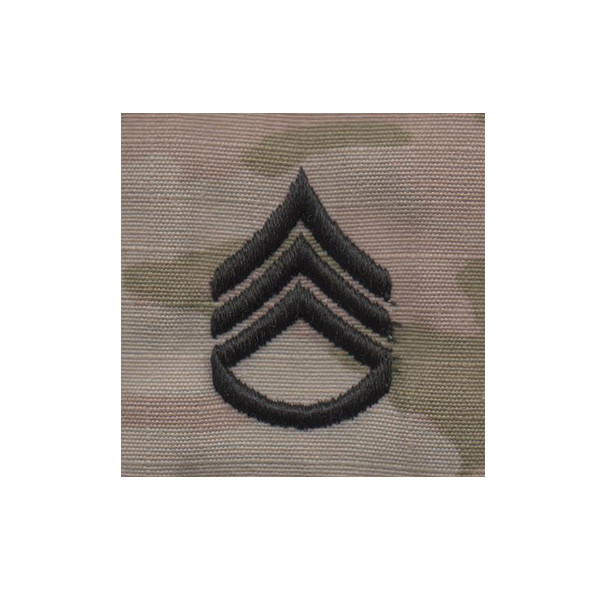 Military Rank Chevrons Army Staff Sergeant SSG E6 Cloth Rank - Male ASU ...