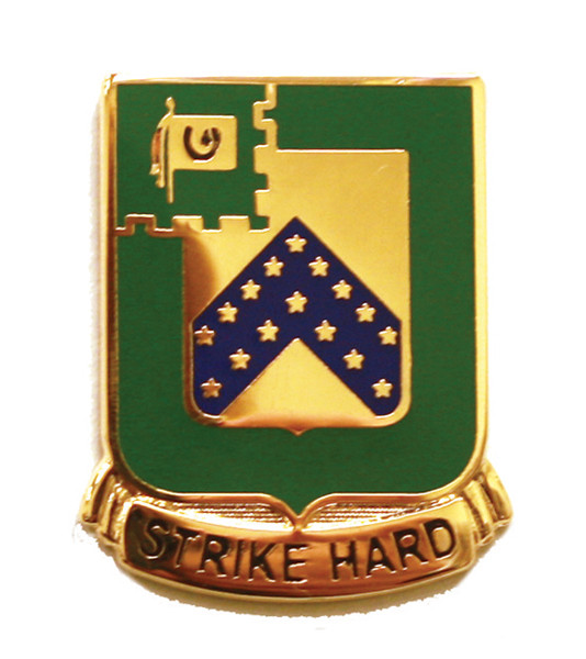 Crest-16 Cavalry, 16, 16th, Cav, STRIKE HARD