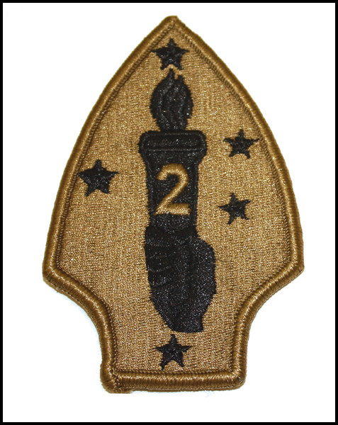 Patch-2nd Marine Division-OCP with hook fastener