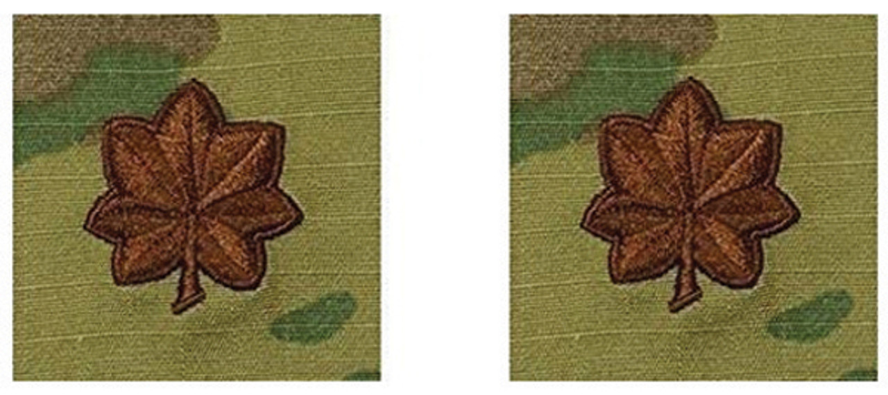 Air Force Rank Major Ocp Sew On Pair For Patrol Cap