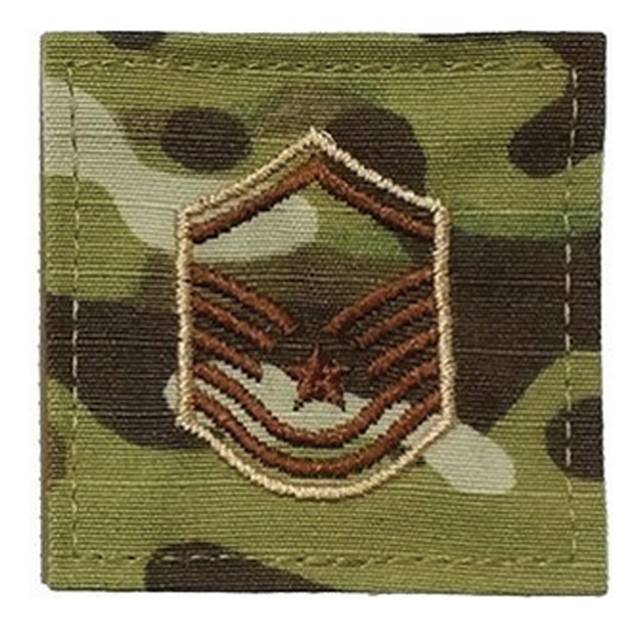 Air Force Rank Master Sergeant Ocp Single With Hook Fastener