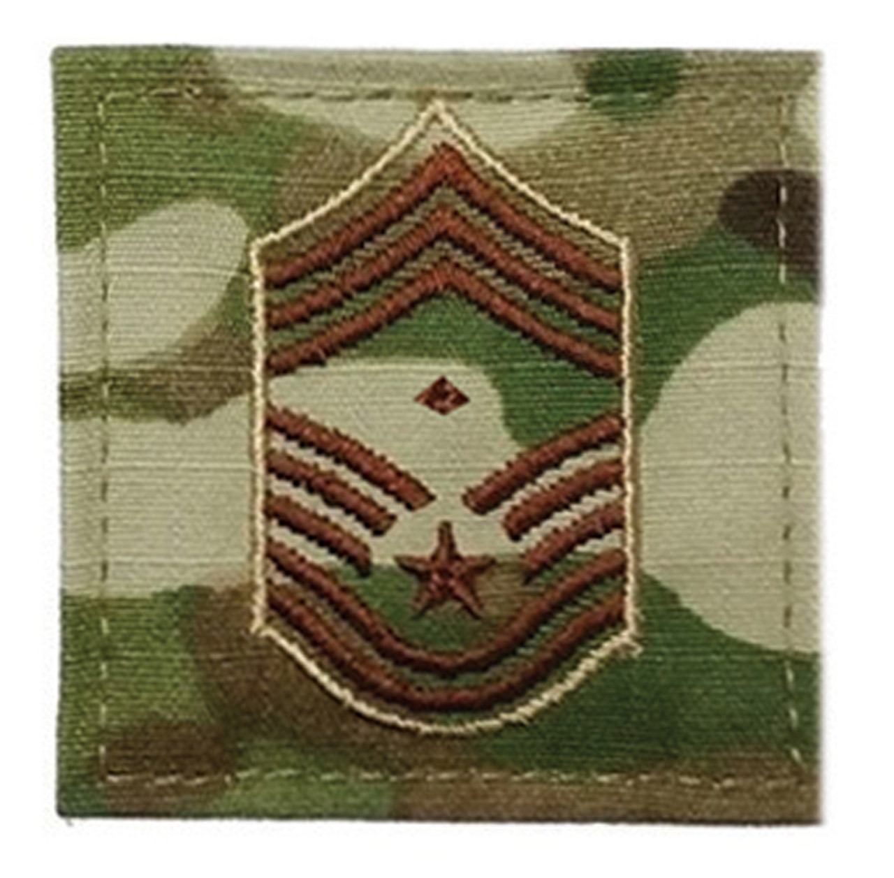 Air Force Rank Chief Master Sergeant With Diamond Ocp Single With
