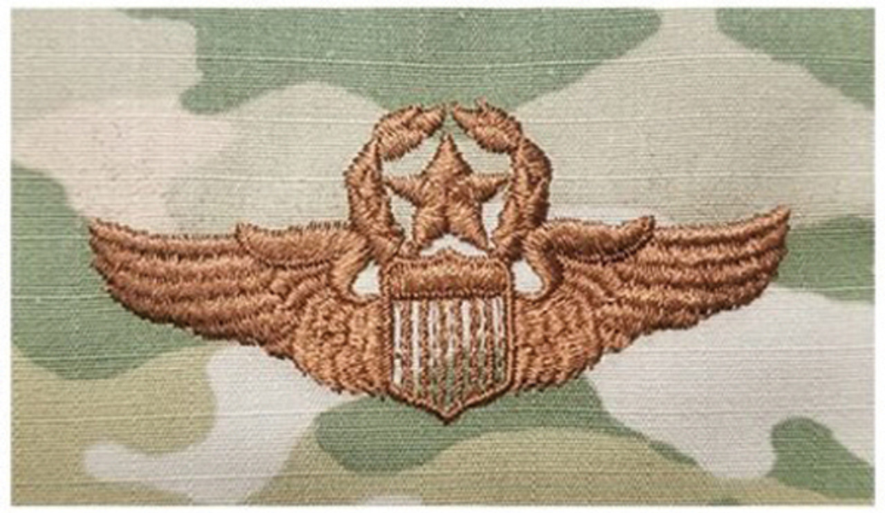 Air Force Qualification Badge Command Pilot Master Ocp Sew On