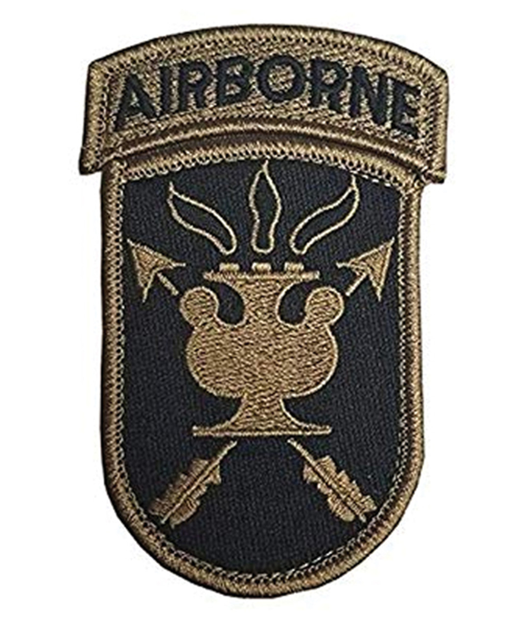 Patch Jfk School With Airborne Tab Ocp With Hook Fastener