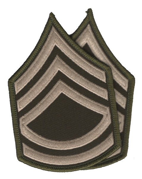 Male Rank-SFC E7, Sergeant First Class-AGSU (Pinks & Greens)