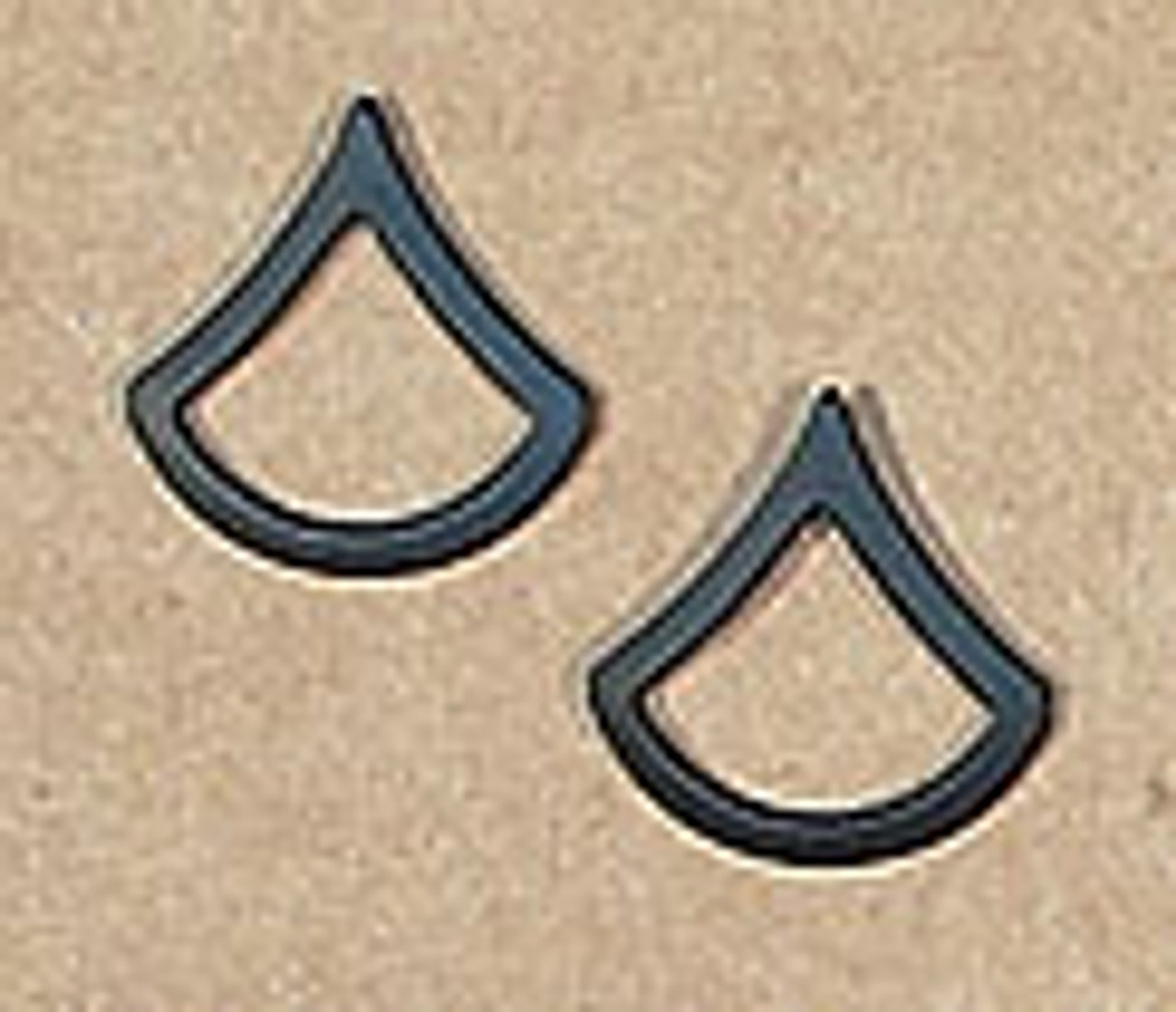 Rank Pfc E3 Private First Class Subdued Metal Pin On